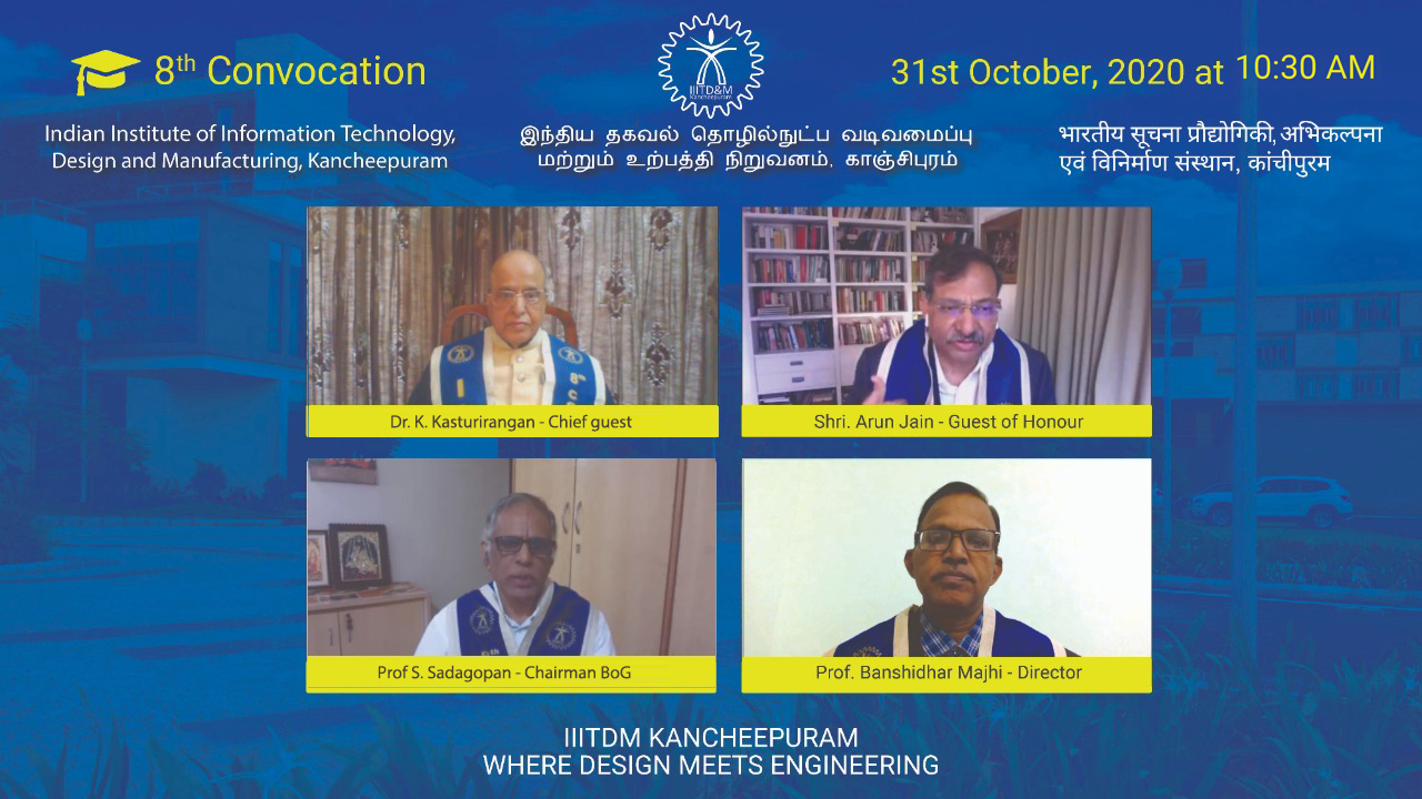 IIITDM Kancheepuram organises great graduation day @2020