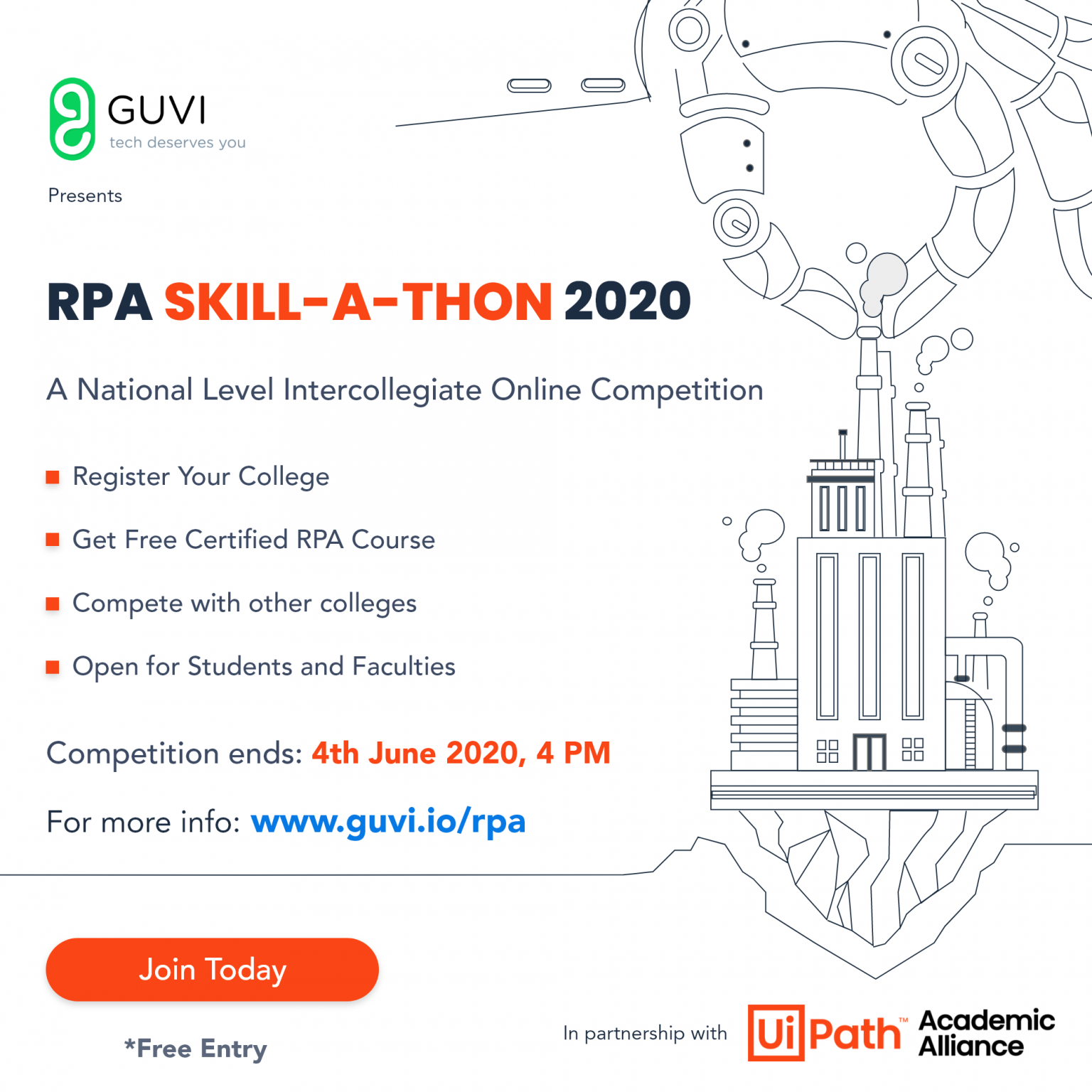 GUVI Forms 2020 a great tie-up to conduct skillathon