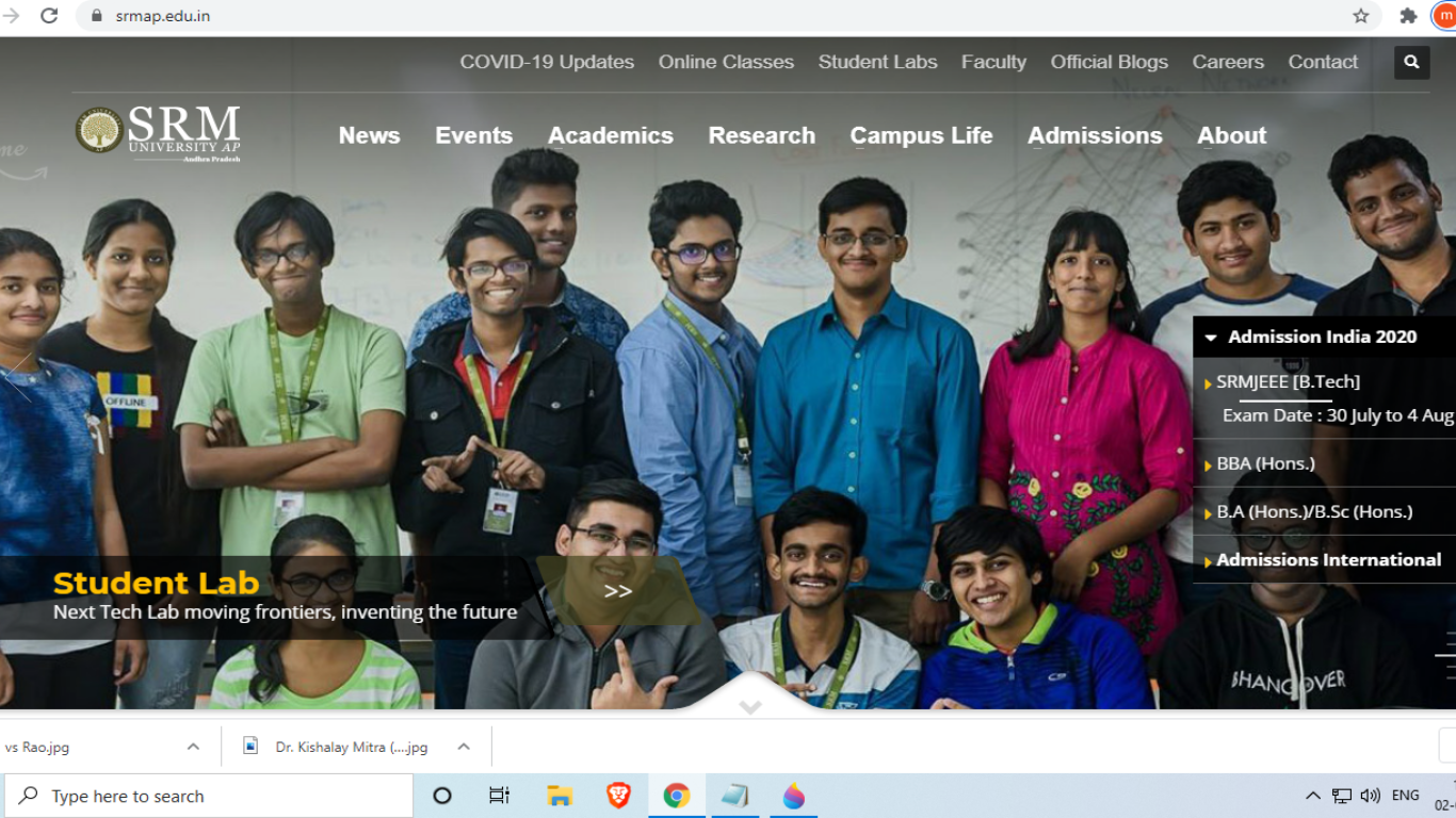 SRM AP 2020: Great educational institution gets new VC