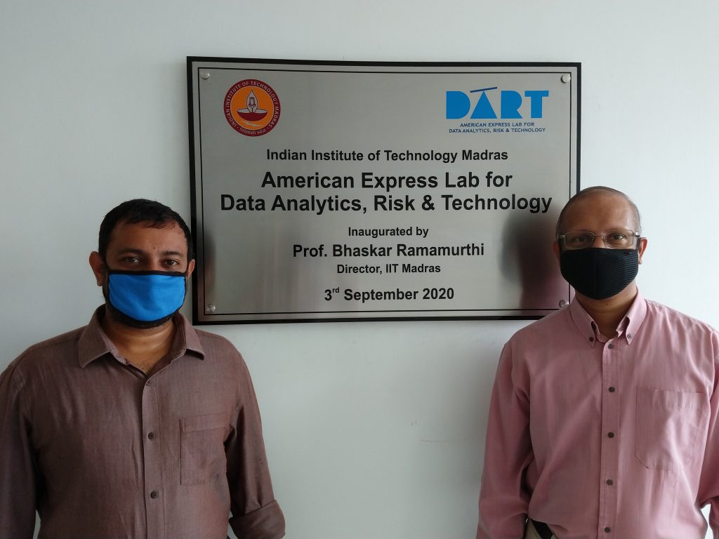 American Express establishes great DART Lab at IIT Madras @2021