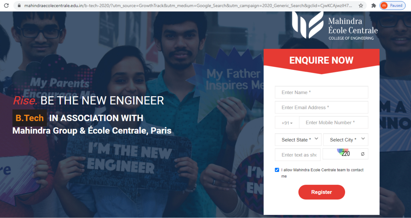 MEC engineering admission: Great last date is 18 September