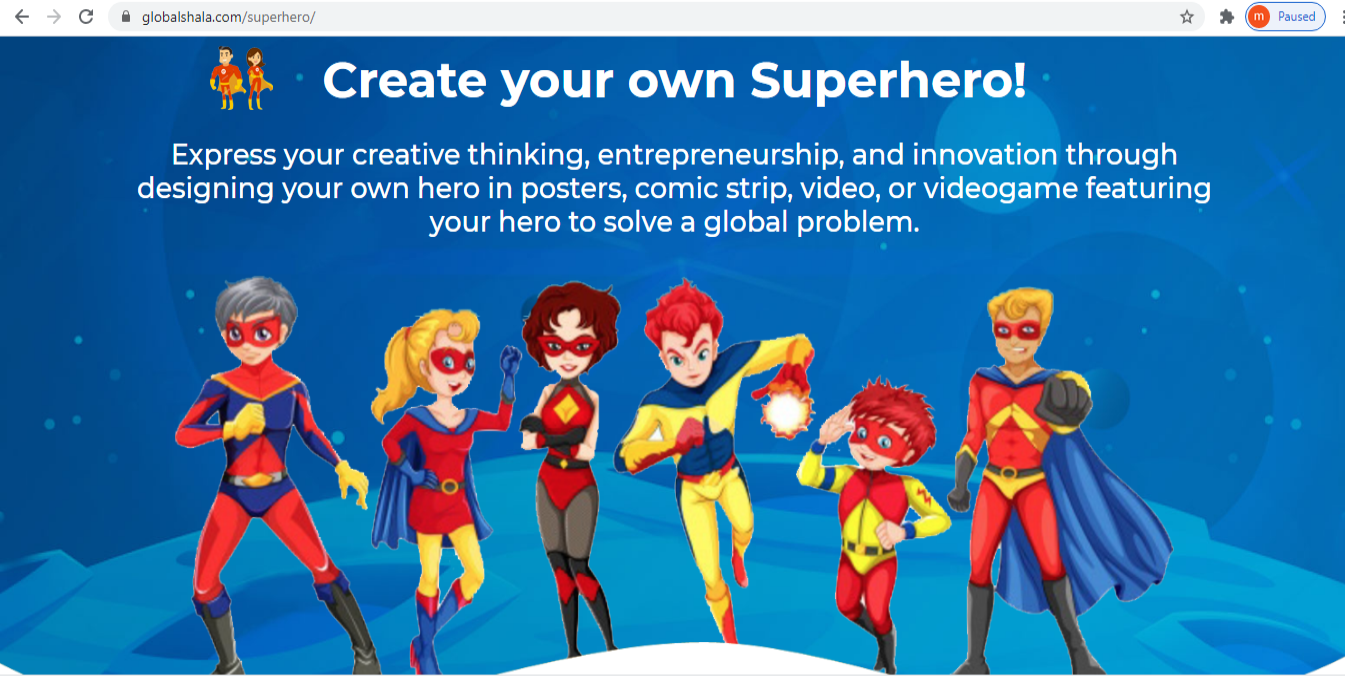 GlobalShala superhero winners will visit great UN HQ @2021