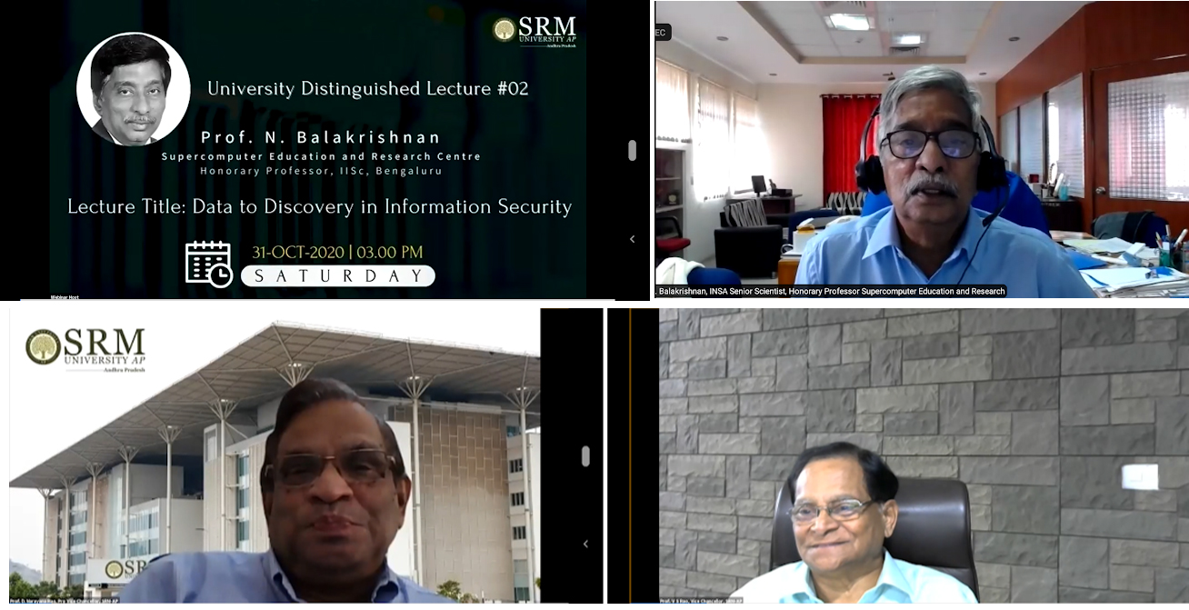 SRM University of AP discusses AI/ML in great detail @2021