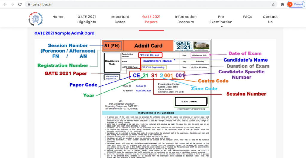 2021 GATE: Great latest updates are here