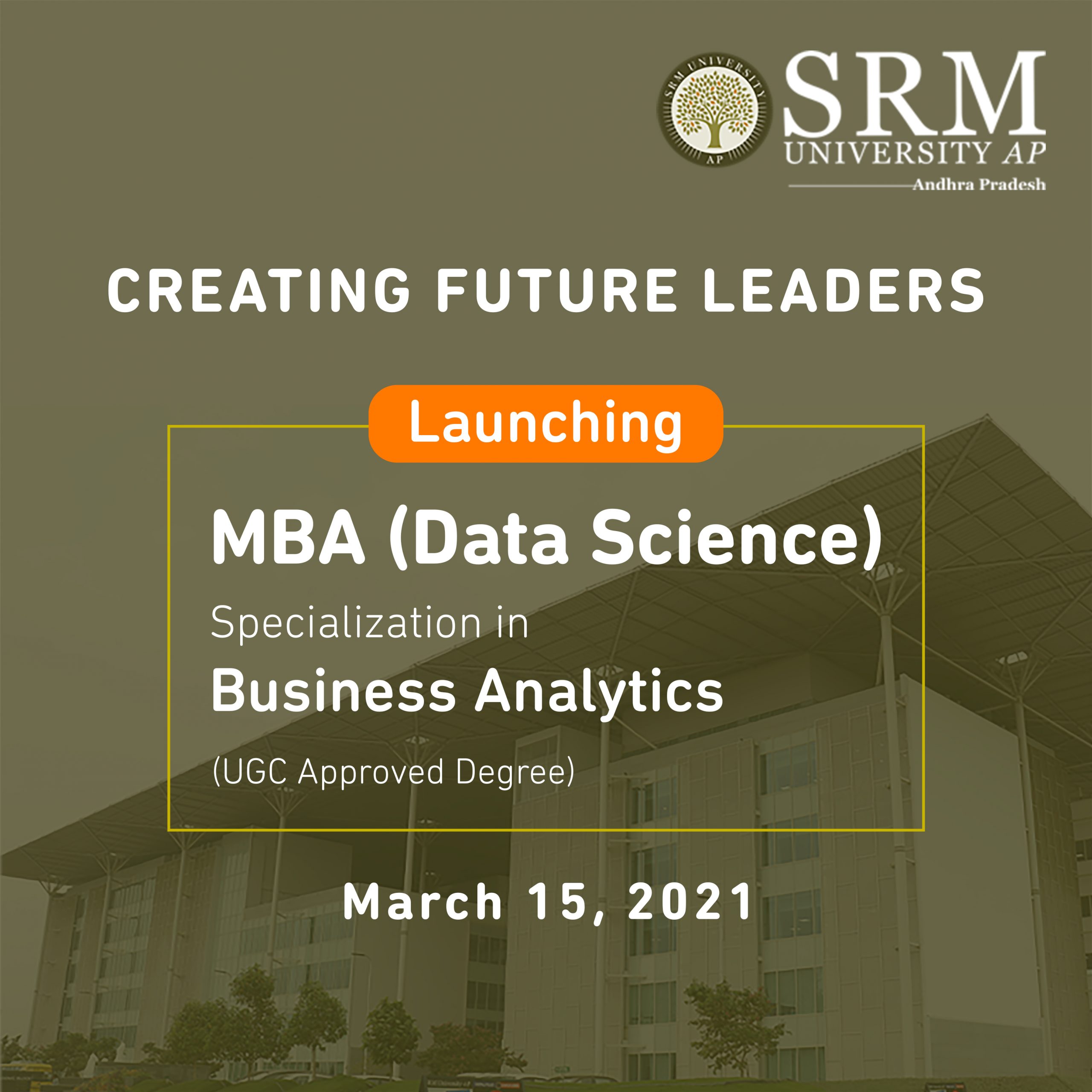 SRM University AP to launch great new course on March 15
