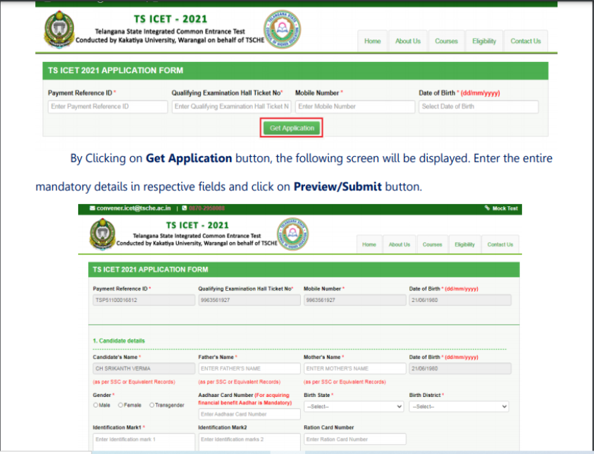 TS ICET 2021: Registration is on till great 15 June