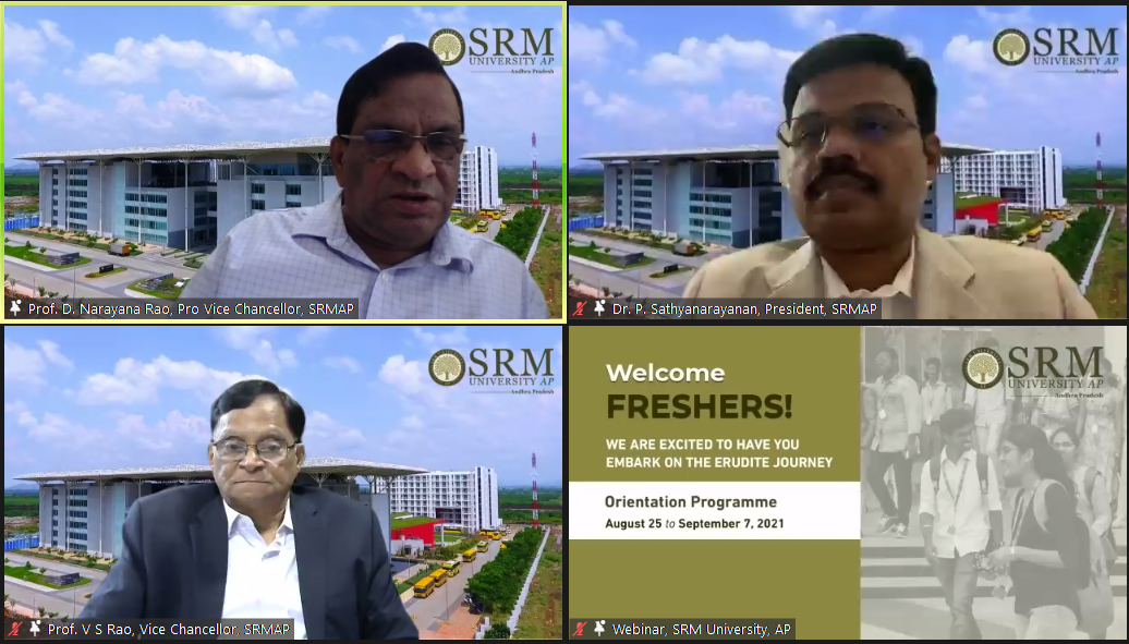 SRM University AP inaugurates orientation programme 2021 check now