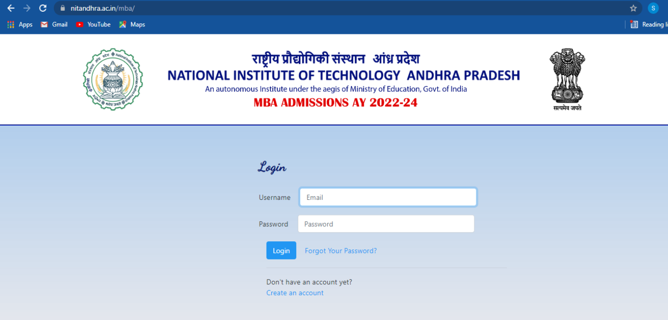 NIT AP MBA admission: Apply before great 30 October