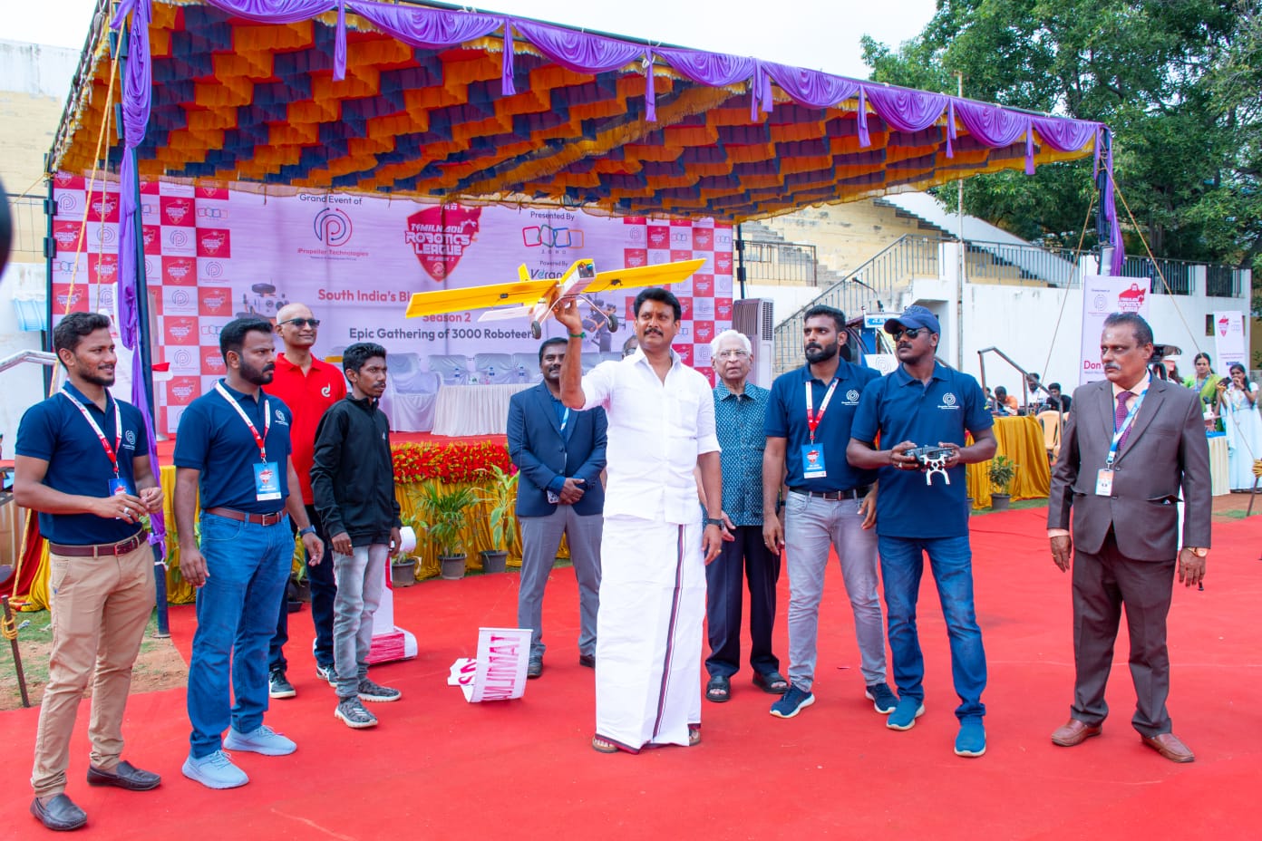 Tamil Nadu Robotics League, great 3500 students take part