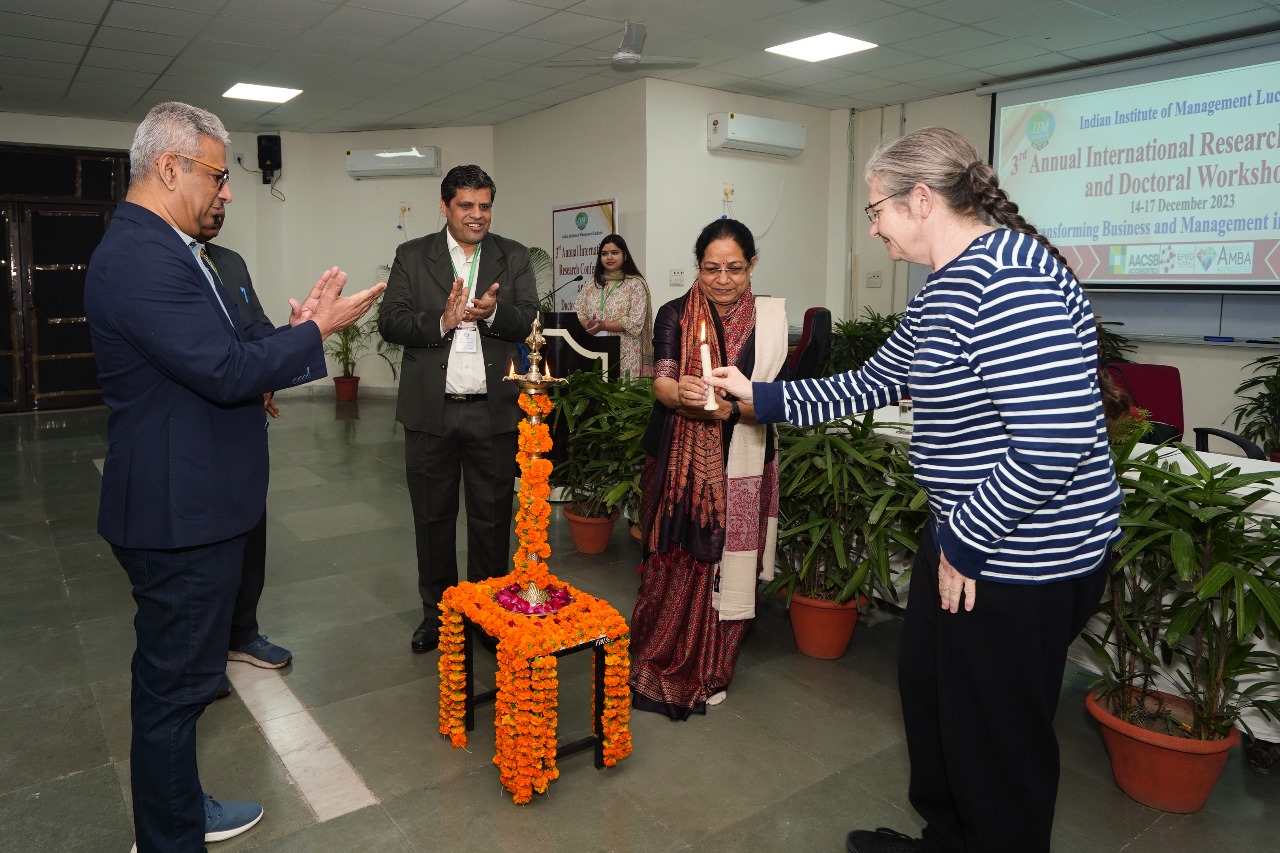 IIM Lucknow hosts great AIRC and Doctoral Workshop 2023