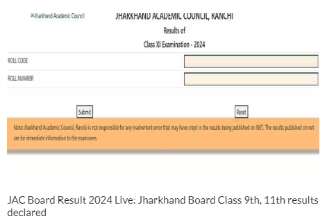 JAC Class 11 Result 2024: Pass %, Analysis & Check Now - College Chalo